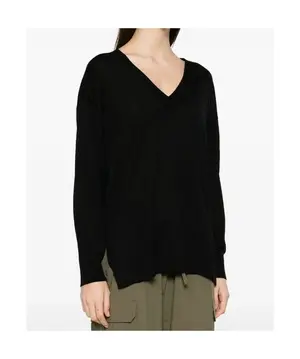 P.a.r.o.s.h Linfa V-neck Sweater - Black