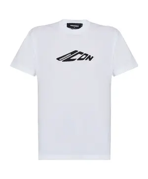 Dsquared2 Logo Printed Crewneck T-shirt - White