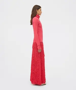 Bottega Veneta High Neck Long Sleeve Top