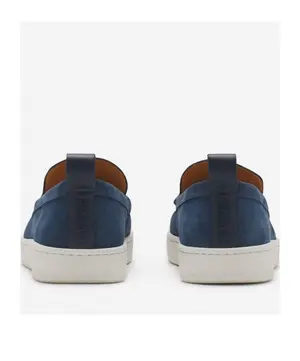 LANVIN Suede Loafers - Navy Blue