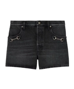 GUCCI Gucci Horsebit Detail Denim Shorts