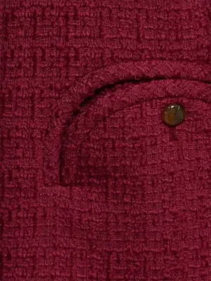 BLAZÉ MILANO Textured Round Neck Jacket