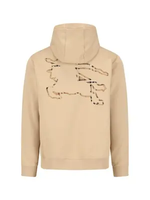 Burberry Long-sleeve Drawstring Hoodie - Brown
