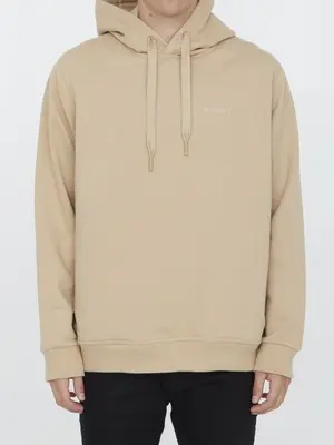 Burberry Long-sleeve Drawstring Hoodie - Brown