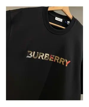 Burberry Crew Neck T-shirt - Black