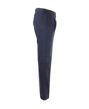 Zegna Slim-fit Casual Pants With Waist Straps - Black