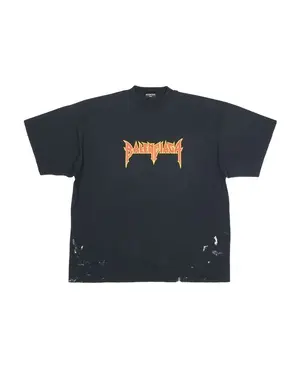 Balenciaga Oversized Metal Art Painting T-shirt