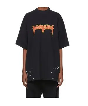 Balenciaga Oversized Metal Art Painting T-shirt