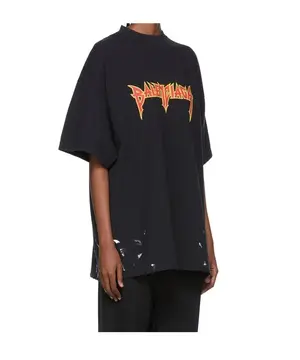 Balenciaga Oversized Metal Art Painting T-shirt