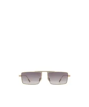 Zegna Square Frame Sunglasses - Gray