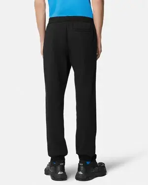 Versace Medusa-patch Elasticated Waistband Sweatpants - Black