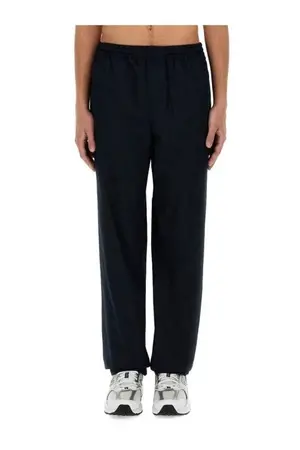Aspesi Ventura Straight-leg Trousers - Black