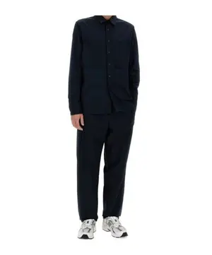 Aspesi Ventura Straight-leg Trousers - Black