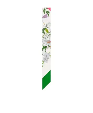 Gucci Flora Print Silk Twill Scarf - Multi-color