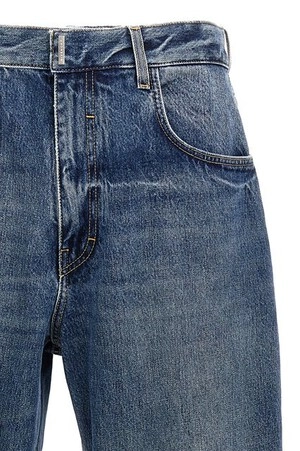 Givenchy Logo Plaque Straight-leg Jeans