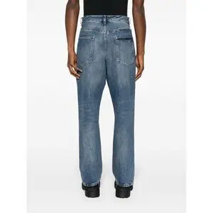 Givenchy Logo Plaque Straight-leg Jeans