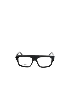 Fendi Rectangular Frame Glasses - Black