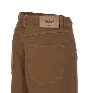 UMA WANG Wide-leg Casual Pants - Black