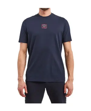 Paul & Shark T-shirt With Round Neck And Short Sleeves - Black