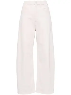 MOTHER The Half Pipe Ankle Wide-leg Jeans