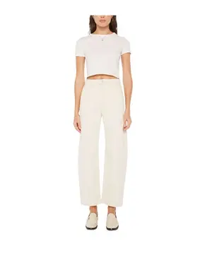 MOTHER The Half Pipe Ankle Wide-leg Jeans