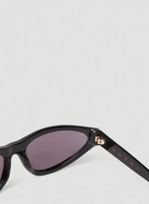 Marni Oval Frame Sunglasses - Gray