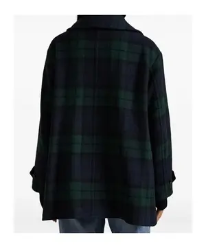 Polo Ralph Lauren Checked Double-breasted Pea Coat