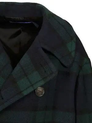 Polo Ralph Lauren Checked Double-breasted Pea Coat