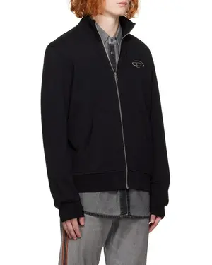 DIESEL® S-ginni Logo Patch Zipped Hoodie