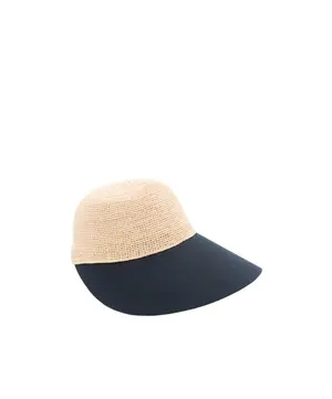 Helen Kaminski Wide Brim Visor Hat - Black