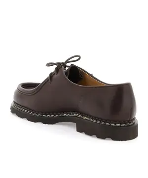 Paraboot Lace-up Casual Shoes With Leather Edging - Black
