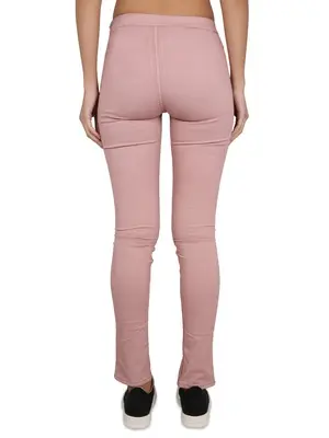 Rick Owens Slit-detailed Stretch Leggings