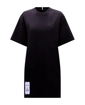 Alexander McQueen Round Neck Short Sleeve Dress