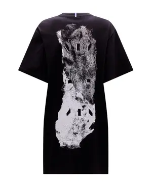 Alexander McQueen Round Neck Short Sleeve Dress
