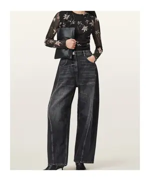 ALLSAINTS Caia Floral Mesh Top