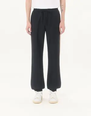 Valentino Garavani Nylon Trousers With Gold V Detail