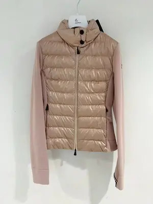 Moncler Grenoble Padded Zip-up Sweatshirt - Pink