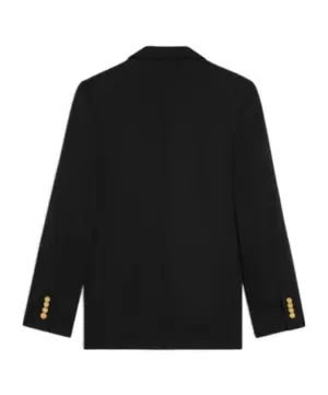 Celine Classic Jacket In Diagonal Wool