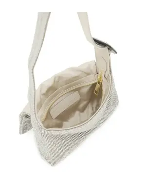 Benedetta Bruzziches Flip Shoulder Bag With Crystal Embellishments