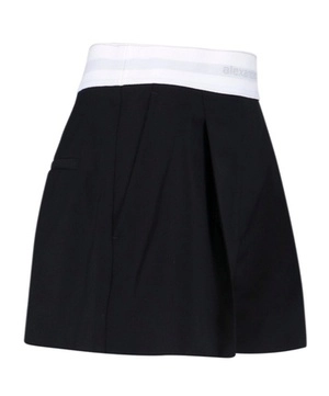 Alexander Wang High-waisted Pleated Shorts