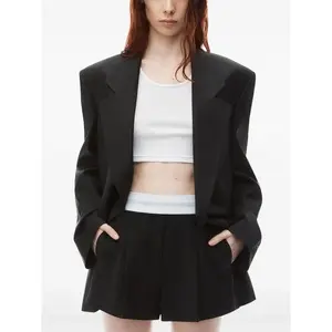 Alexander Wang High-waisted Pleated Shorts