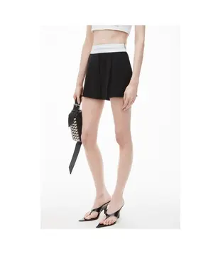 Alexander Wang High-waisted Pleated Shorts
