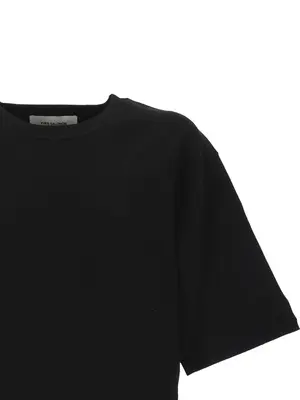 YVES SALOMON Crew Neck T-shirt - Black