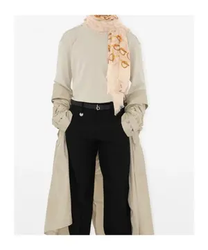 Burberry B-printed Frayed-edge Scarf