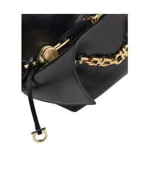 FERRAGAMO Gancini Chain Shoulder Bag