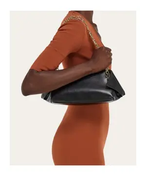 FERRAGAMO Gancini Chain Shoulder Bag