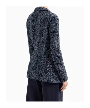 Giorgio Armani Jacquard Single-breasted Blazer