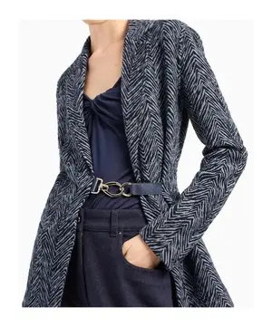 Giorgio Armani Jacquard Single-breasted Blazer