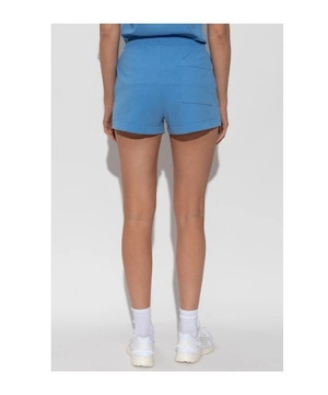 SPORTY  RICH Sporty & Rich Elastic Waist Shorts With Logo