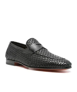 Santoni Gwendal Loafers - Black